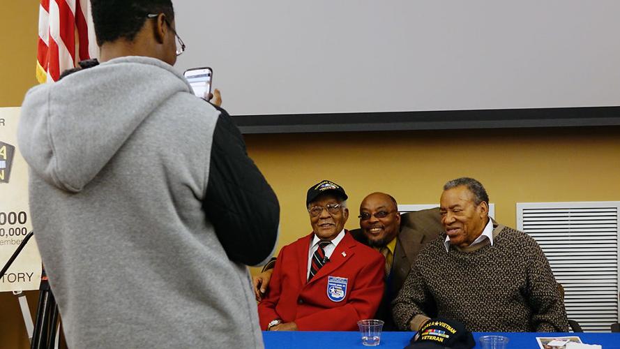 One of the last Tuskegee Airmen speaks at Black History Month event ...