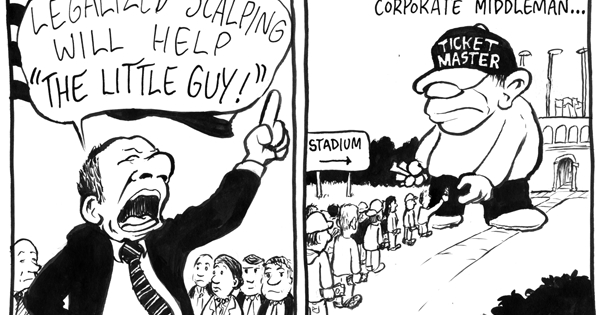 Local View: Editorial Cartoon-Ticket Scalping | Opinion ...