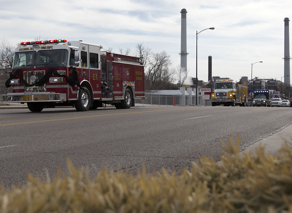 Firefighter Funeral Fire Truck