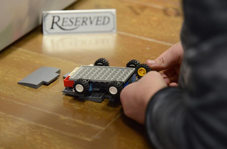 Cars race for the finish line at Lego Racer Derby | Local ...