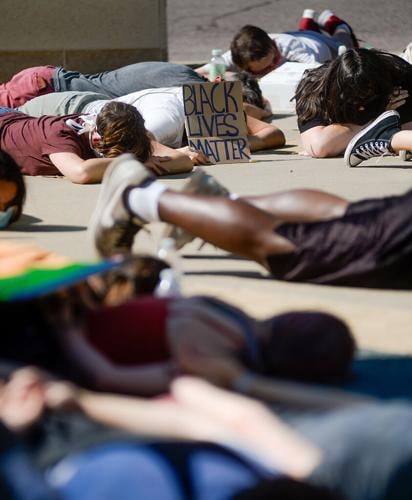 Protesters lay down | News | columbiamissourian.com