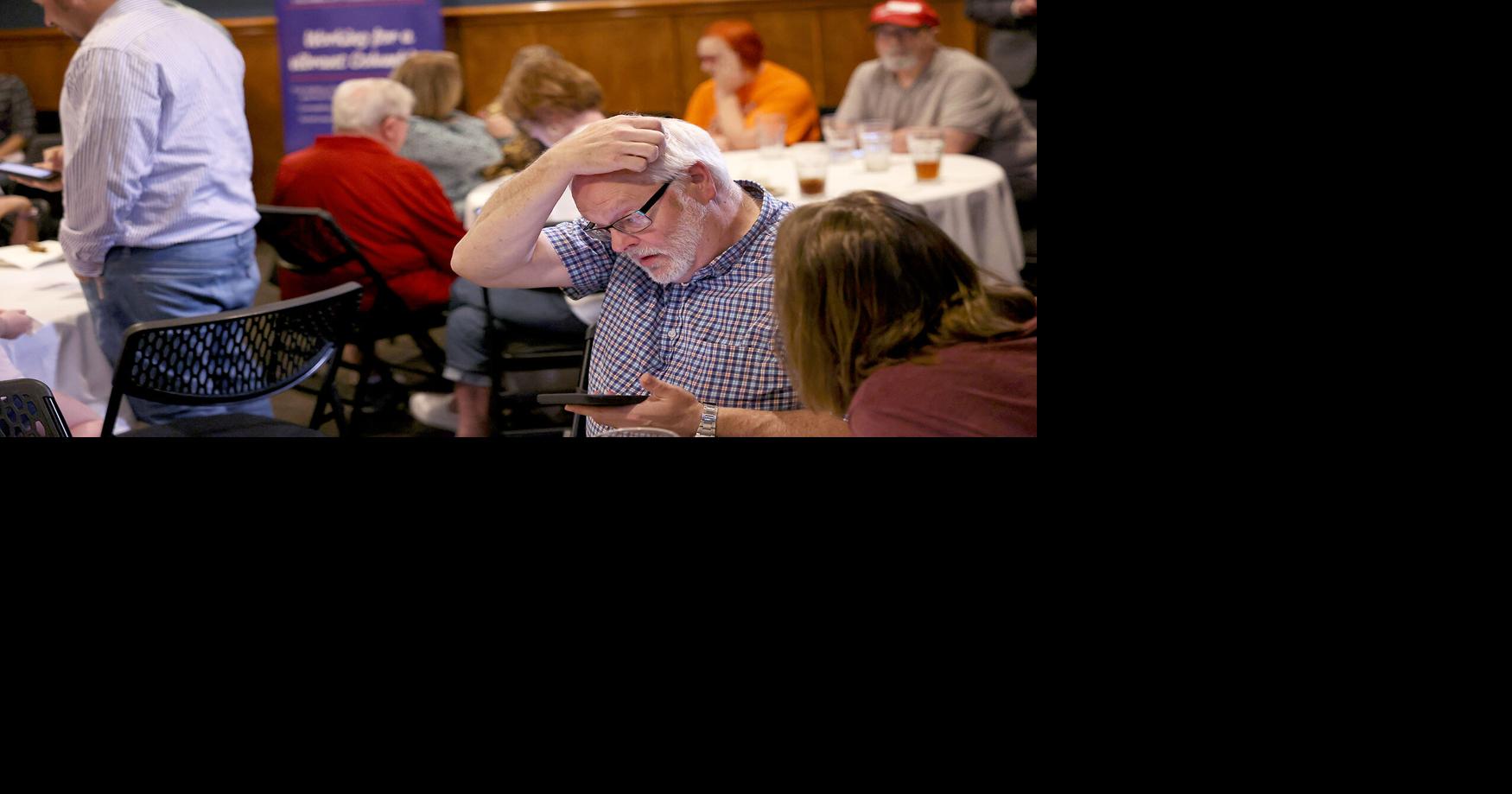 Columbia City Council candidate Don Waterman looks for election updates ...