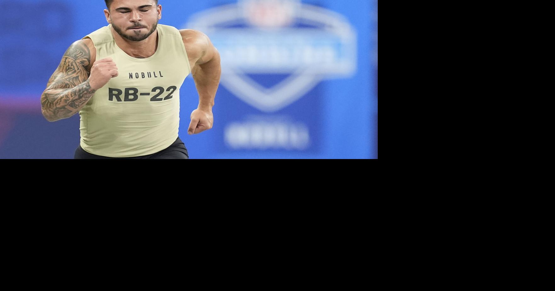 NFL Combine Football Cody Schrader | | columbiamissourian.com
