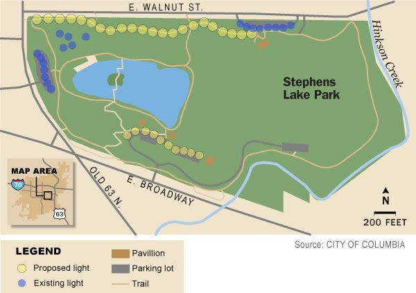 New lights will show the way at Stephens Lake Park | Local ...
