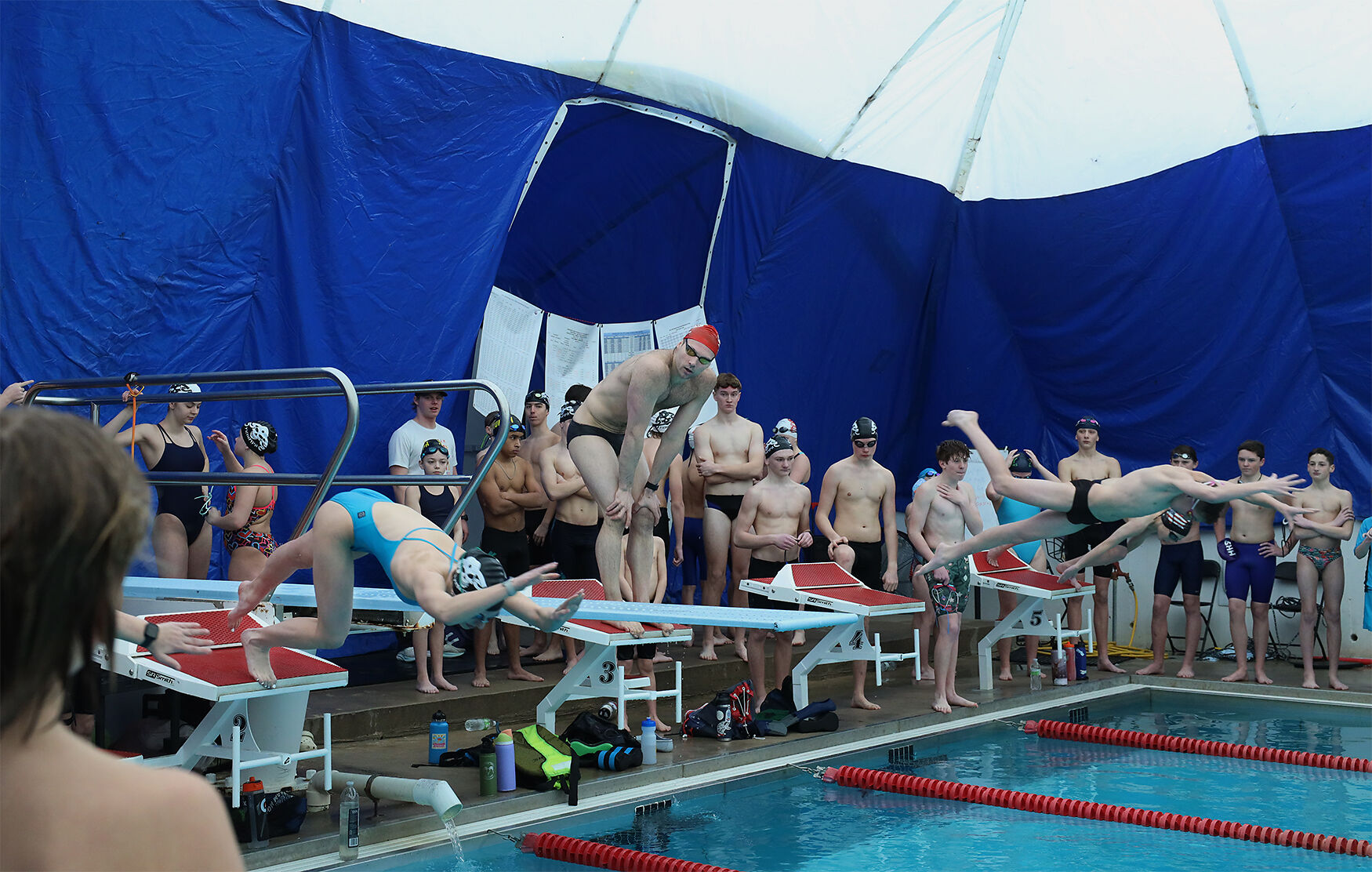 Olympian Cody Miller trains next generation of swimmers at local event ...