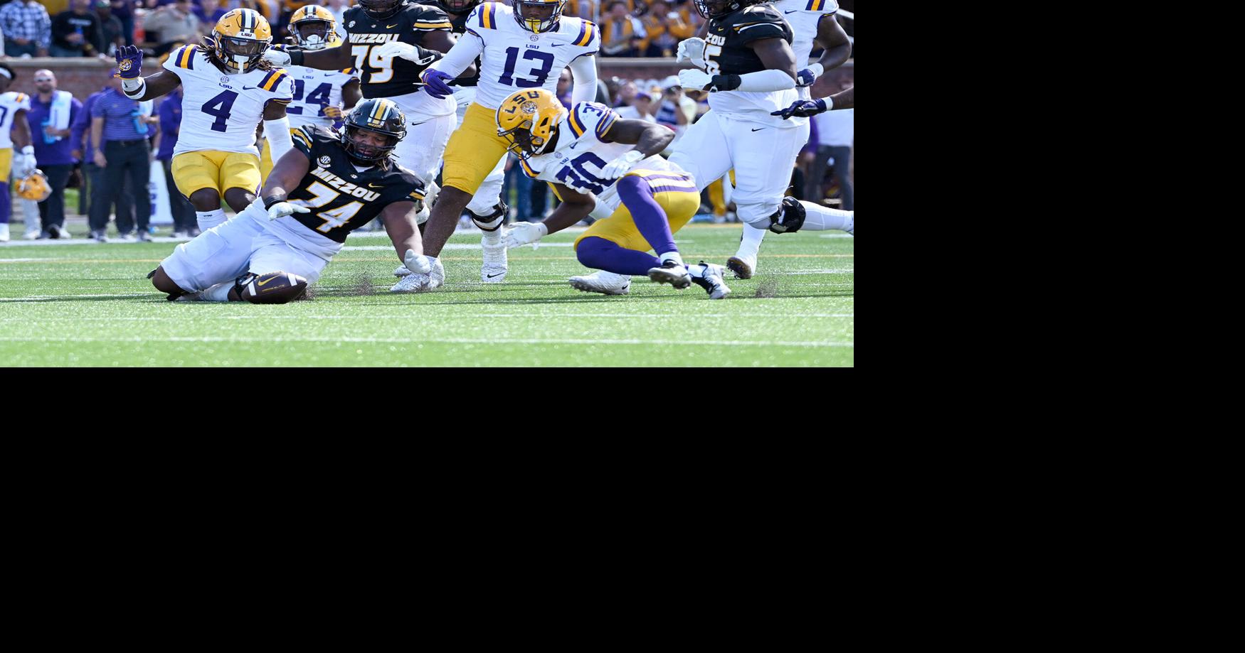 Untimely fumble, leaky defense doom Mizzou in 49-39 loss to LSU ...