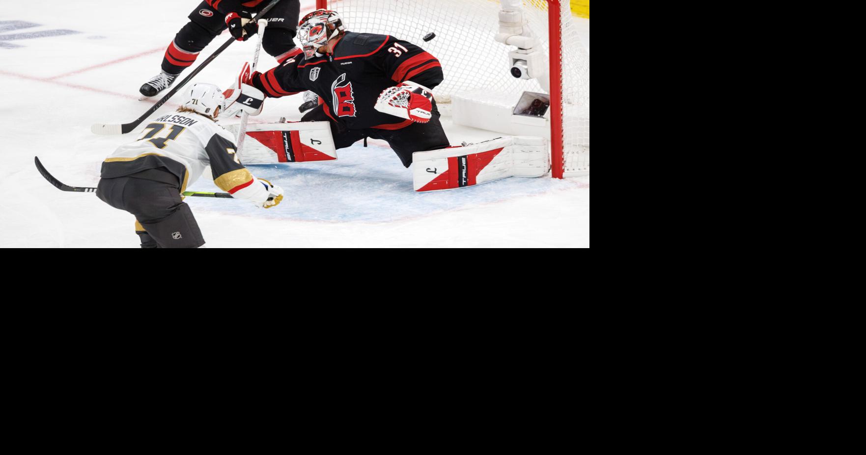 Hertl's late goal lifts Golden Knights past Hurricanes 5-4 to open ...