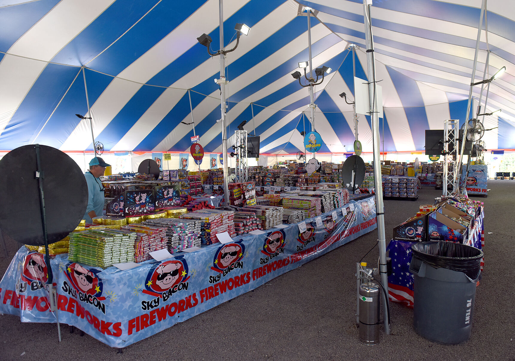 Spirit of '76 firework tent dazzles with options | News ...