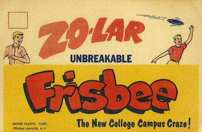 frisbee advertisement