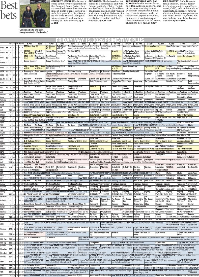 Page 051026 FRI.PDF | TV Listings | columbiamissourian.com