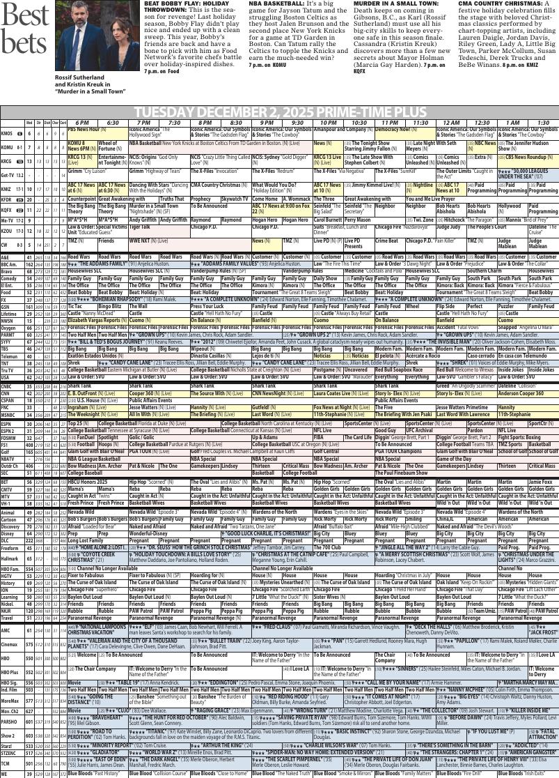 Page TUE | TV Listings | columbiamissourian.com