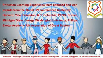 Princeton Learning Experience: Students in the Model United Nations ...
