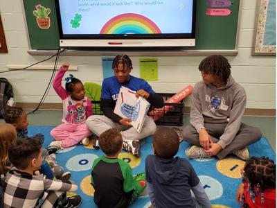 Ewing football players reach out to the community | Ewing Observer ...