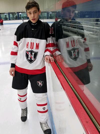 Well-traveled Eddie Evaldi settles in with Hun ice hockey | Lawrence ...
