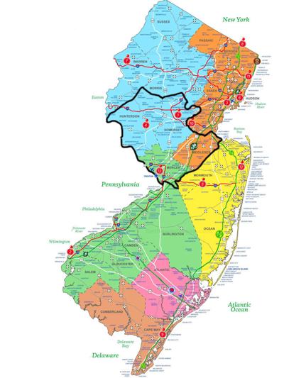 New Bill to Establish 'Central Jersey' Region on the Official State ...