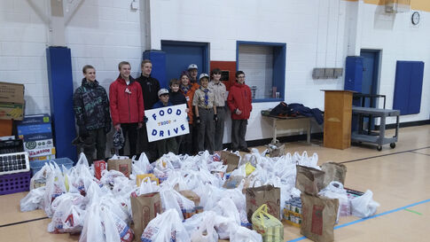 Troop 28 spends Super Bowl Sunday collecting food for HomeFront ...