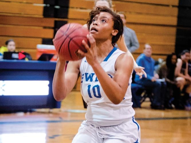 Ewing High girls’ basketball team comes up one point short in state ...