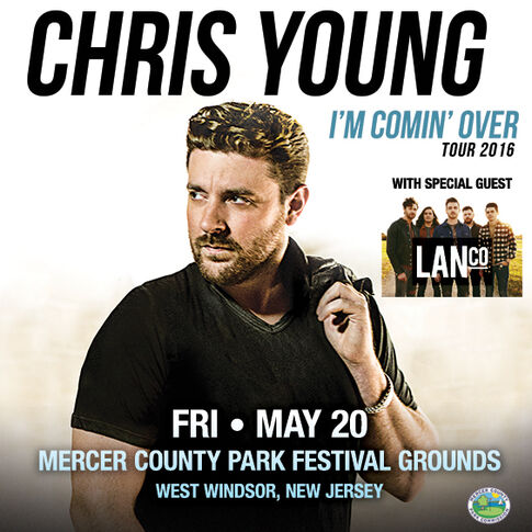Country singer Chris Young to perform at Mercer County Park Festival ...