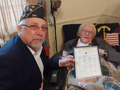 American Legion Post 314 recognizes Jack Otto | Ewing Observer ...