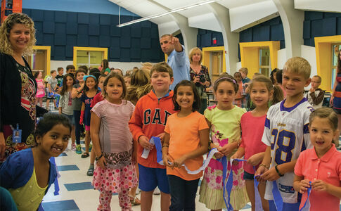 Sharon Elementary School shows off new multipurpose room | News ...
