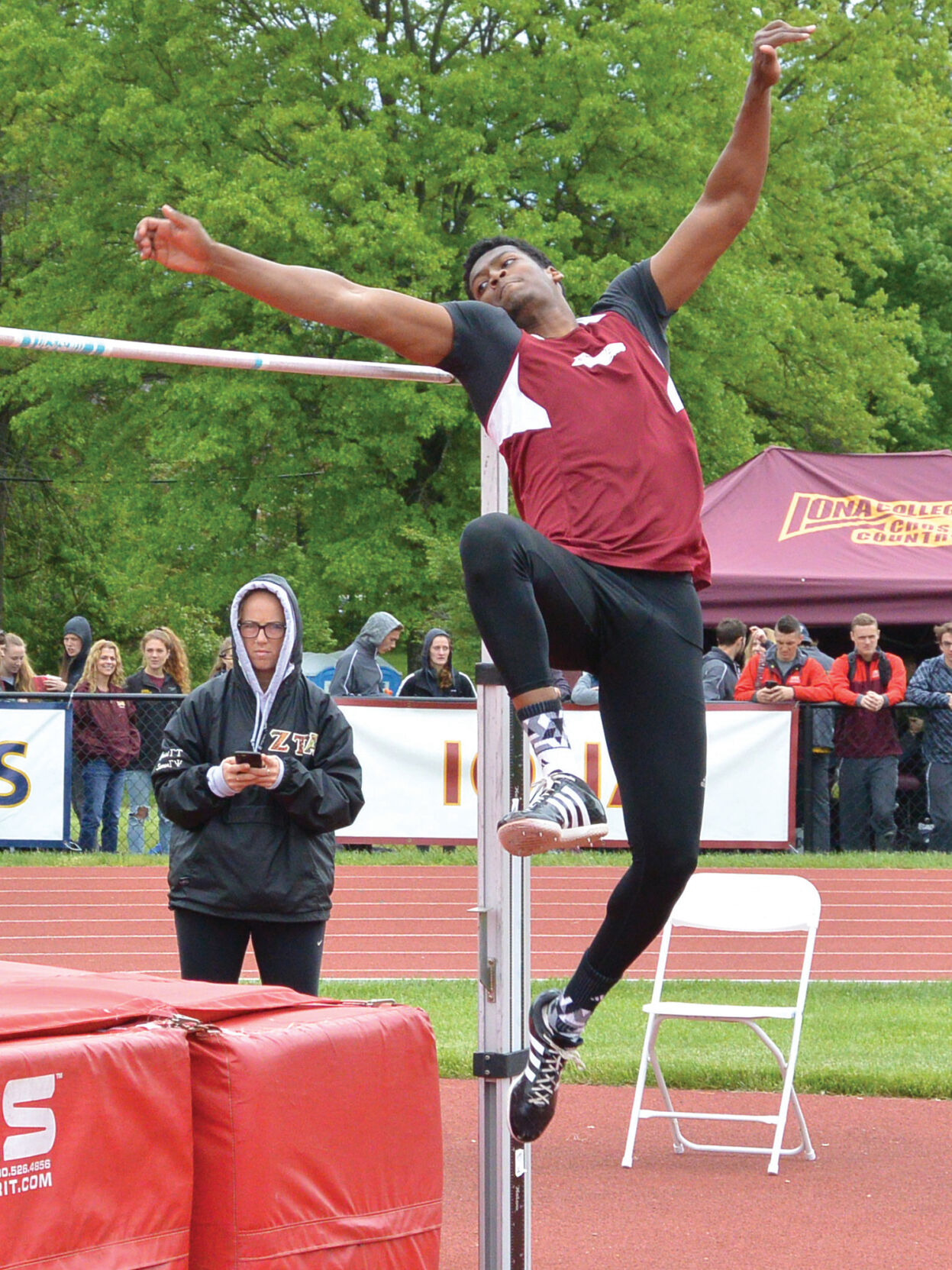 Track and field standout Tyree Adams flies high at Rider University ...