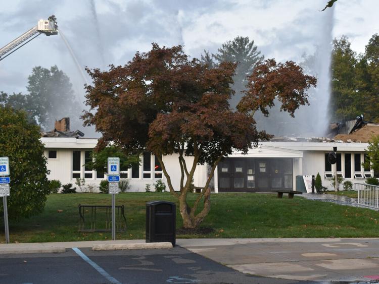 Ewing Senior and Community Center partially destroyed by massive fire ...