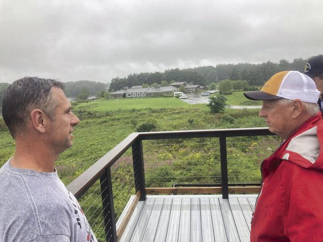 Reps. McConkey, Brown tour nursing home's tiny houses | Local Business ...