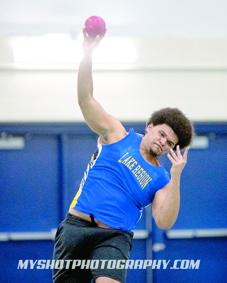 Walker, Moyes capture shot put wins in final Laker indoor track & field ...