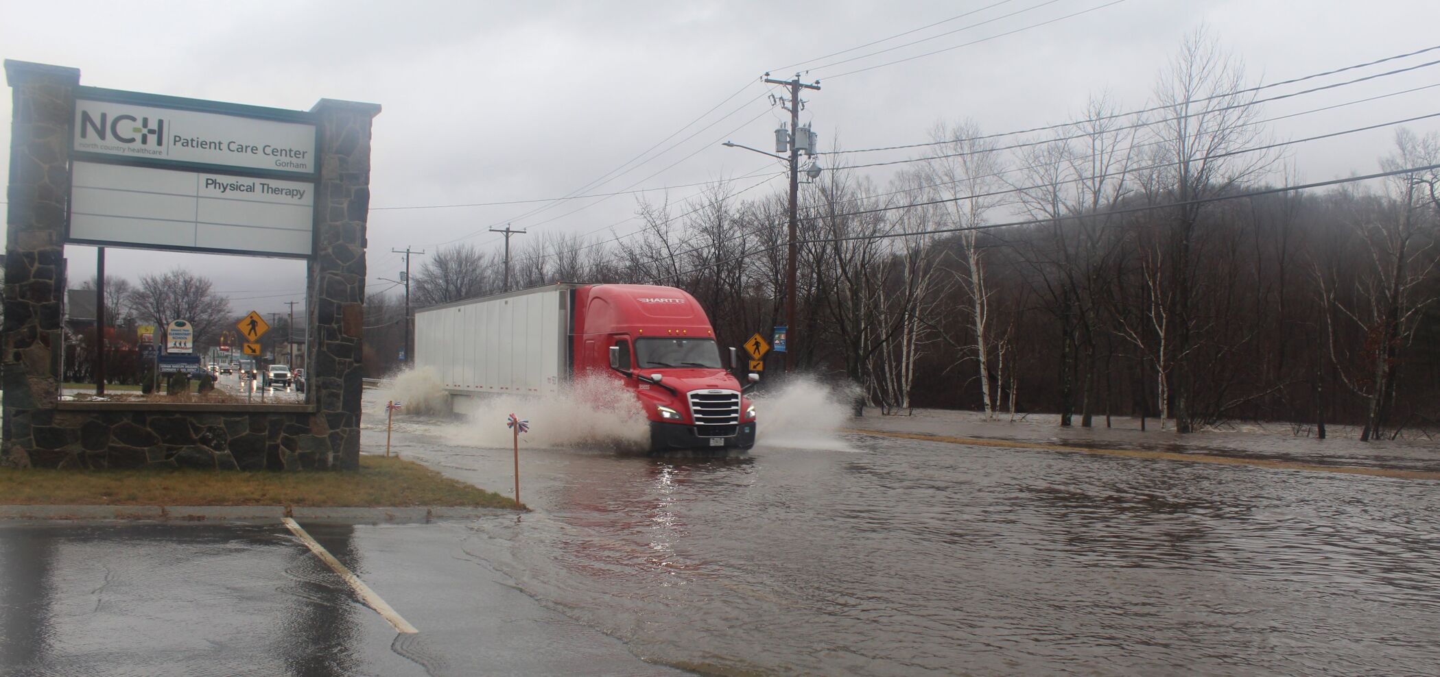 Storm swells rivers, causes flooding, road damage | The Berlin Sun | conwaydailysun.com