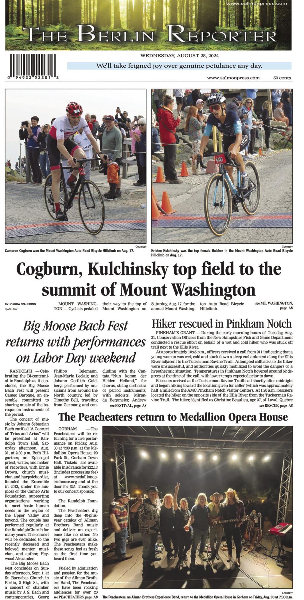 Berlin Reporter newspaper ends 125 year run, merges with Coos County ...