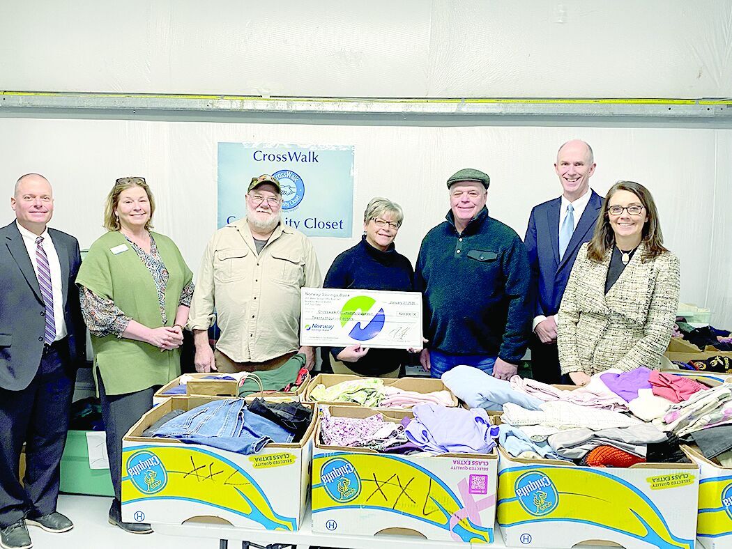 Norway Savings Makes $20,000 Donation to CrossWalk | Country Living ...