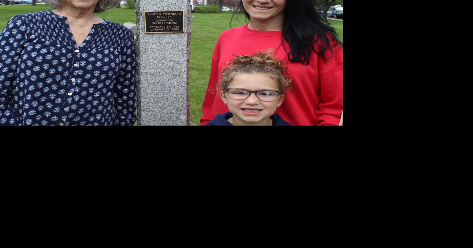 Memorial marker honoring the service and sacrifice of SSG Randy ...