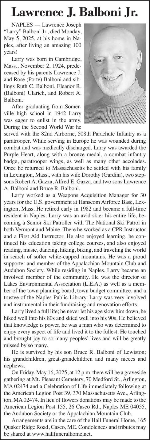 Larry J. Balboni Jr. | Obituaries | conwaydailysun.com