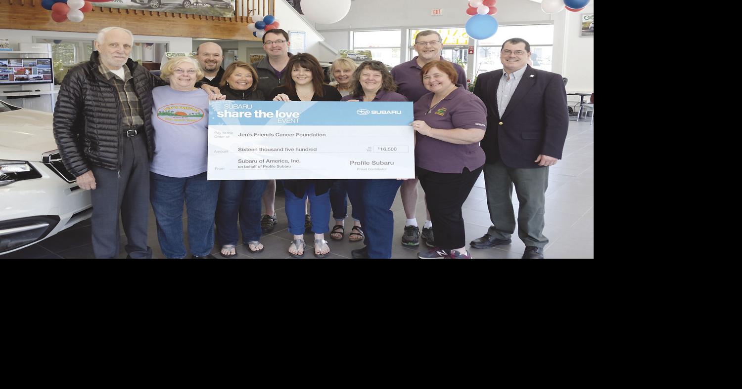 Subaru gives $16,500 to Jen's Friends | Local News | conwaydailysun.com