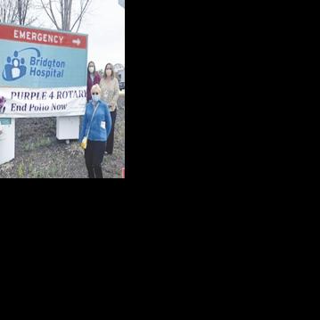 Rotary Club members check-in on crocus bulbs at Bridgton Hospital ...