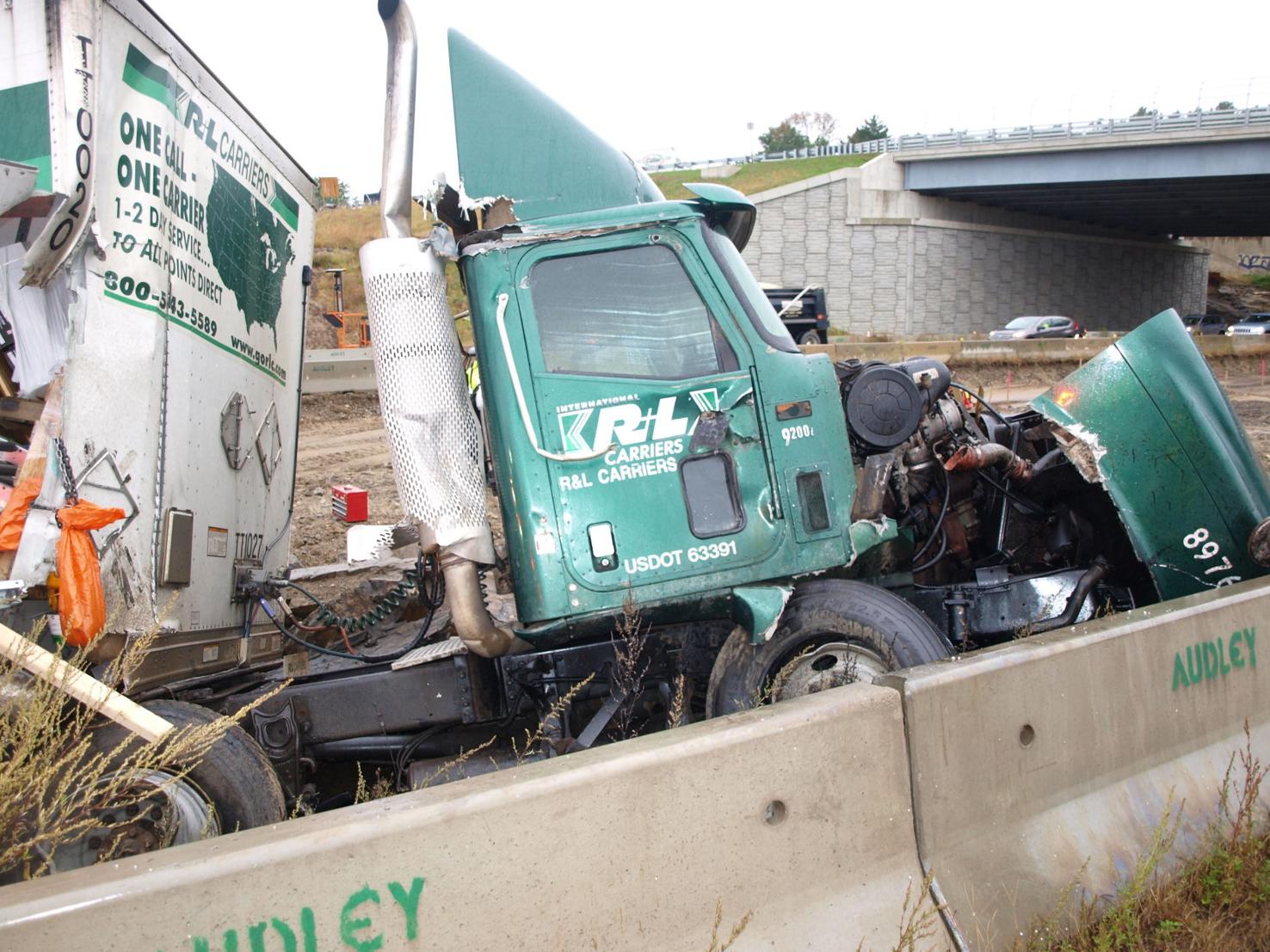 Amazingly, no injuries in tractor-trailer crash | Local News ...