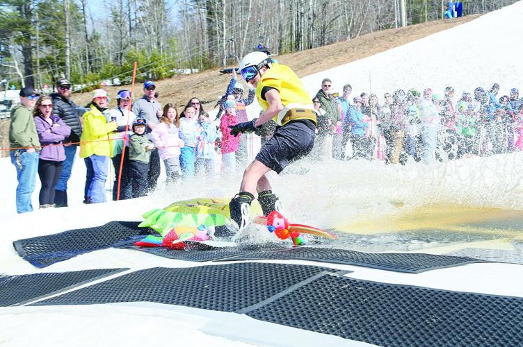Cranmore Mountain's "Spring Splash" Pond Skim | Multimedia | conwaydailysun.com