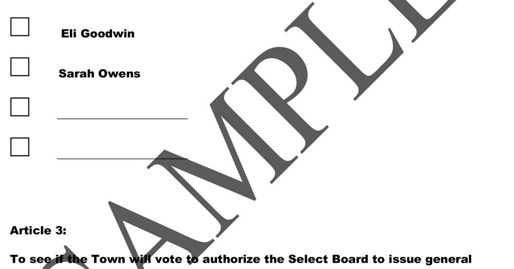 Fryeburg residents urged to pick up absentee ballots | Local News | conwaydailysun.com