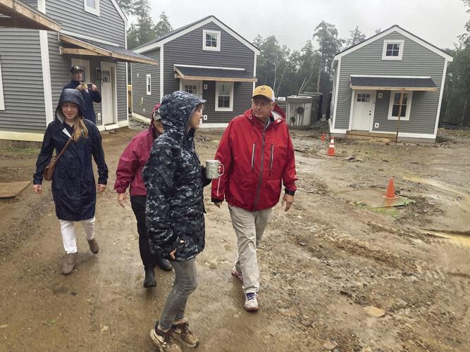 Reps. McConkey, Brown tour nursing home's tiny houses | Local Business ...