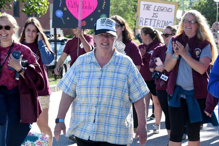 Teacher gets surprise send-off on her last day | Local News ...
