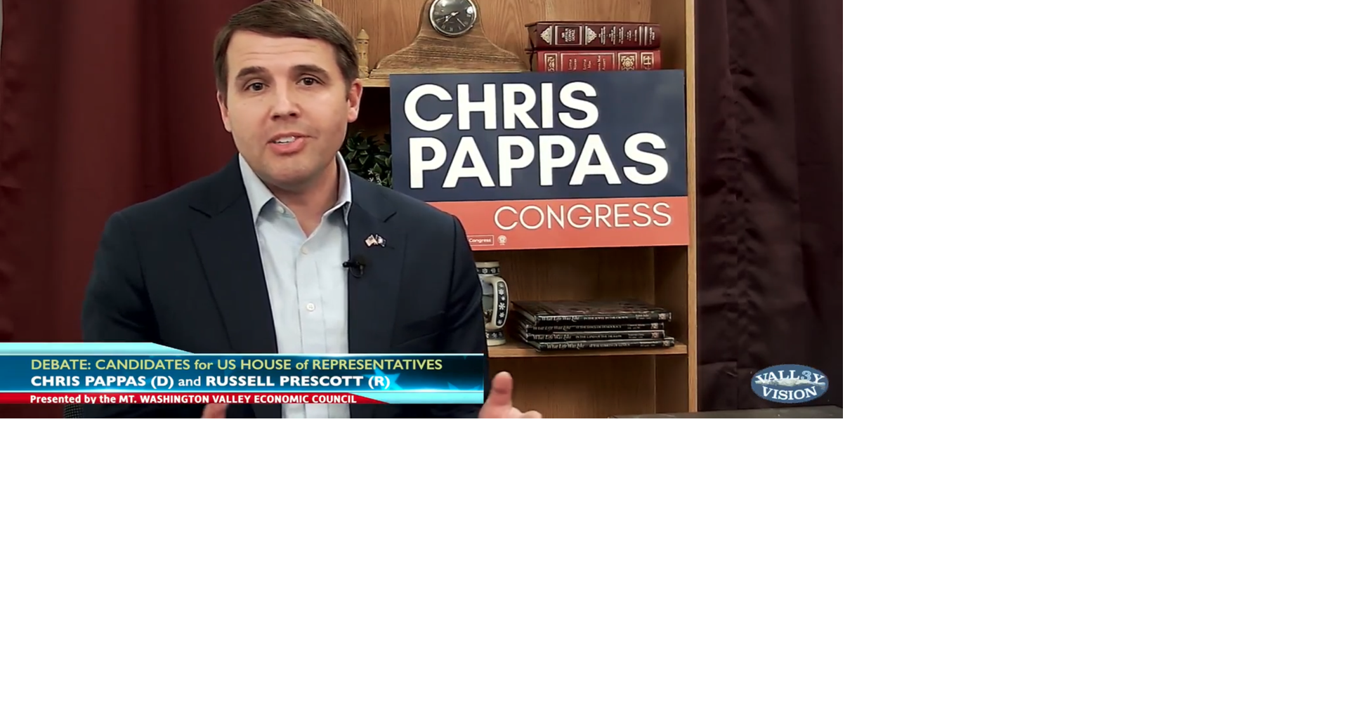 Debate: Chris Pappas (D) and Russell Prescott (R) from Valley Vision ...