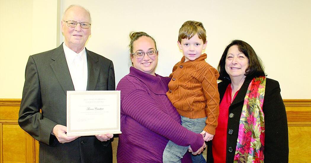 Volunteer extraordinaire Tom Carabine receives Spirit of America award ...
