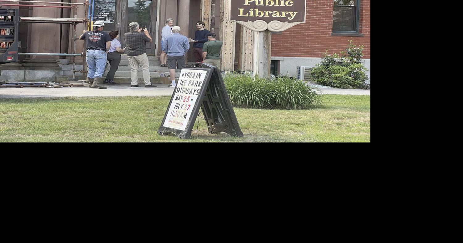 Conway library facade repair: 'Full steam forward' | Local News ...