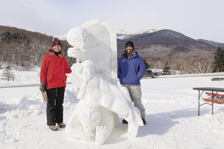 13 teams compete at Jackson Area snow sculpture contest | News ...