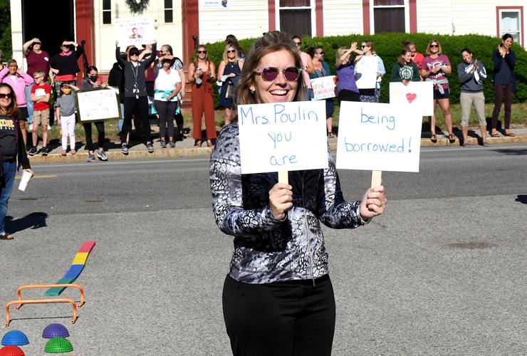 Teacher gets surprise send-off on her last day | Local News ...