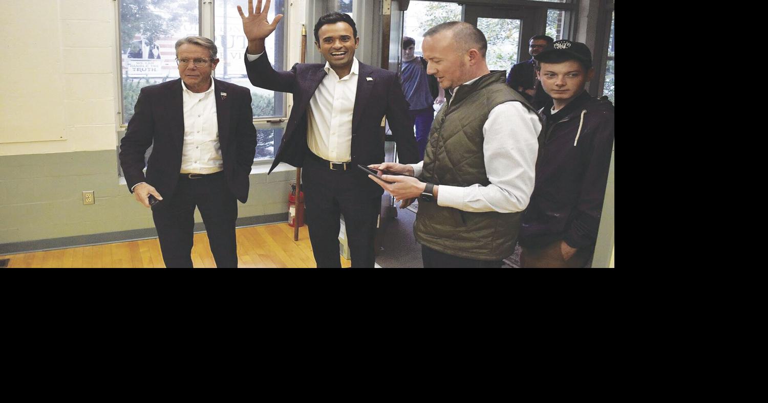Ramaswamy speaks at Runnells Hall in Tamworth | Local News ...