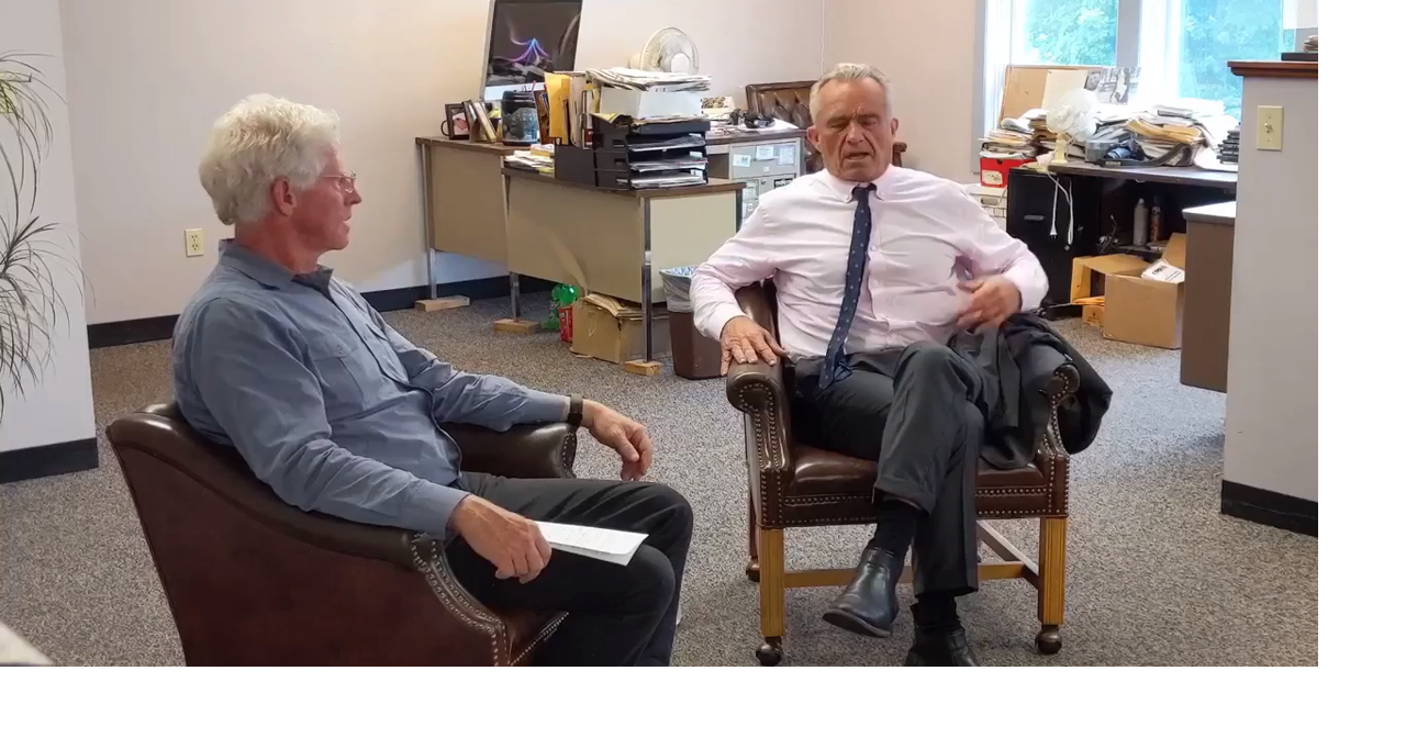 Presidential candidate RFK Jr talks with the Sun's editorial staff (2 ...