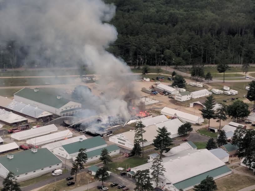 Fire breaks out at Fryeburg Fairgrounds | Local News | conwaydailysun.com