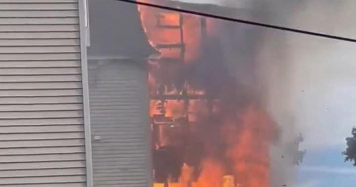 Fire strikes three-decker building in Berlin | Local News ...
