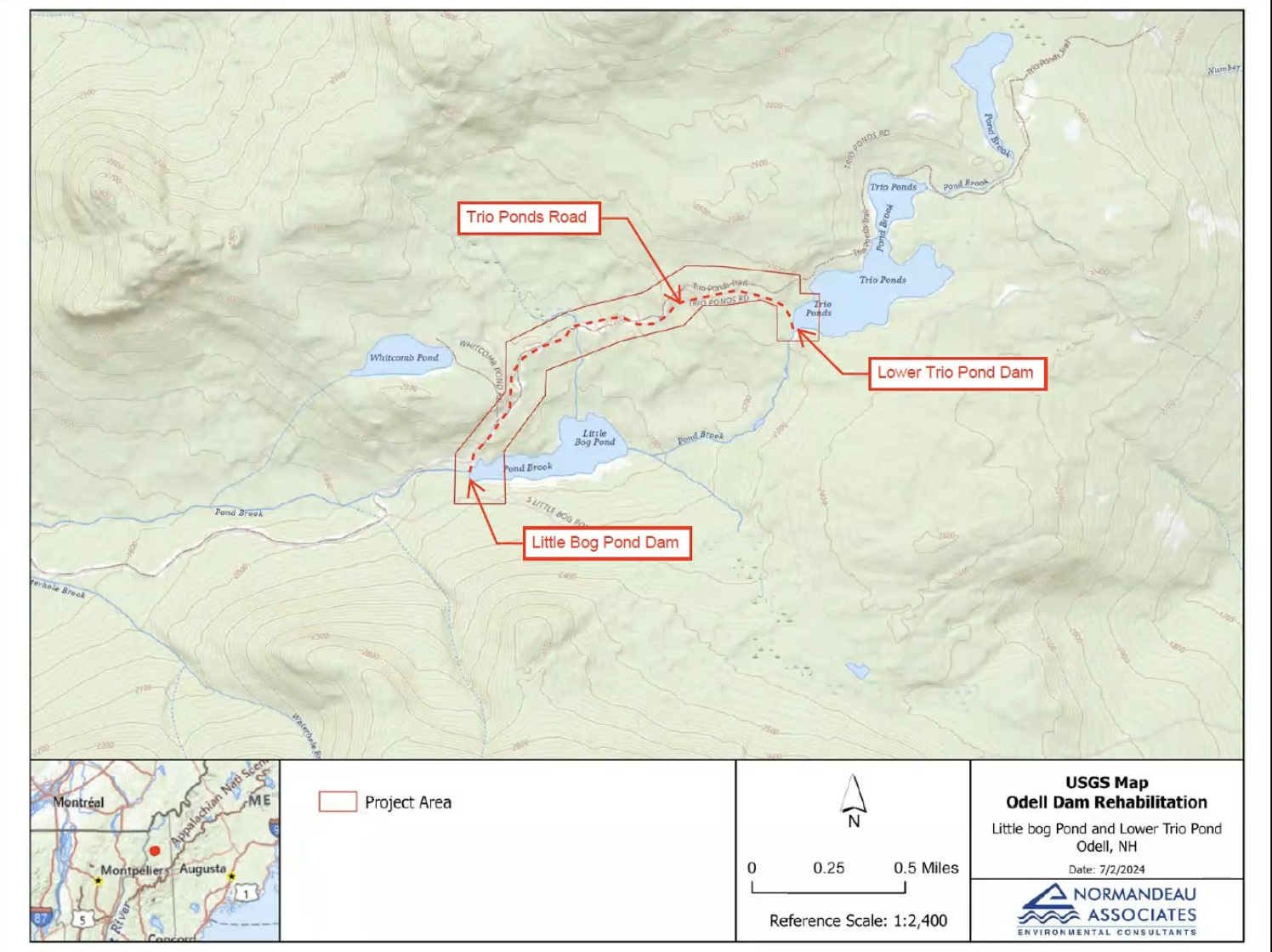 Replacing Nash Stream Dams gets underway | Local | conwaydailysun.com